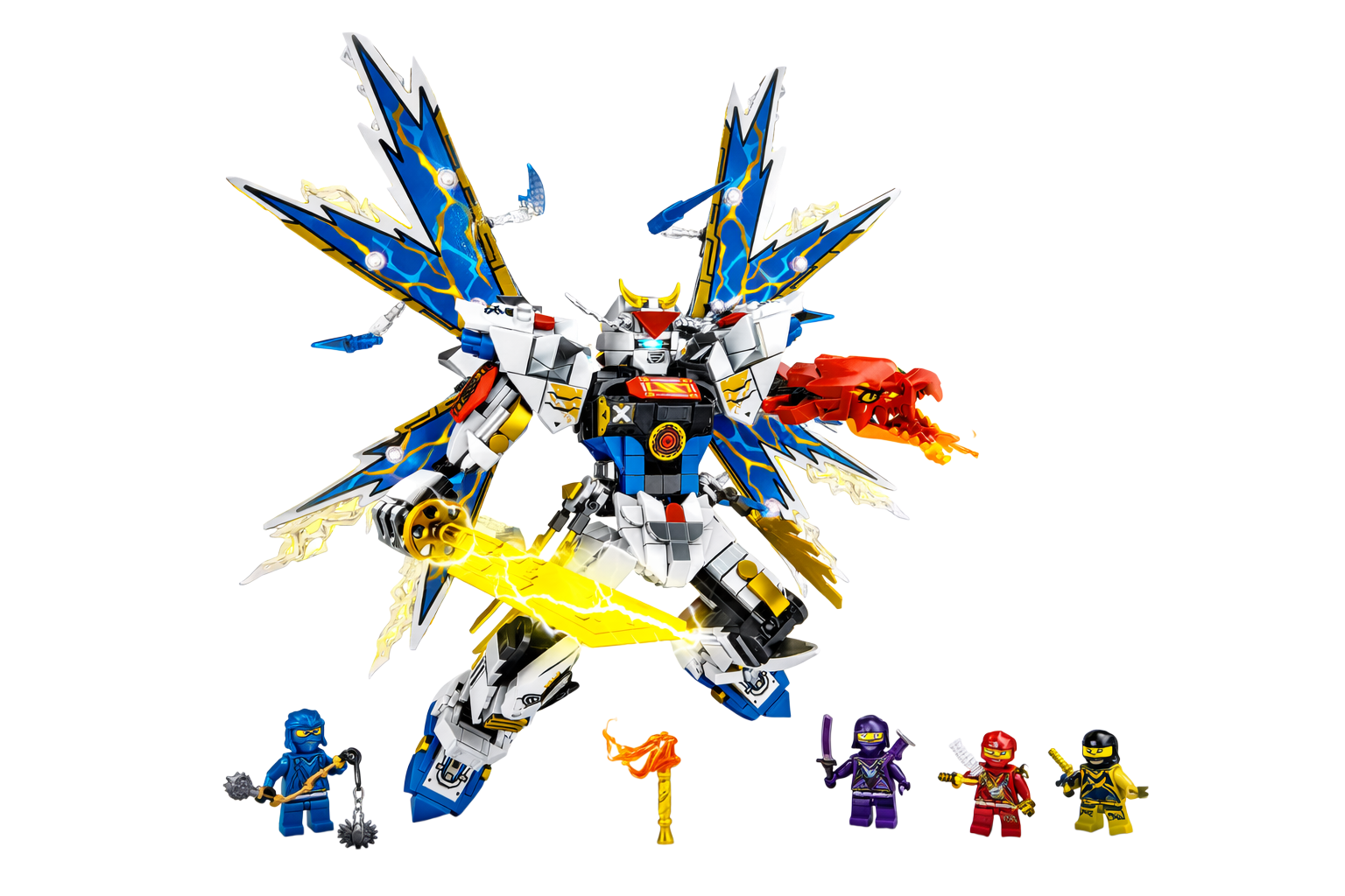 Ninja Assault Prime Mech Klocki 772 el | Robot Ninja Mech